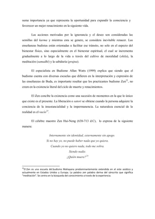 2.1 la muerte y el proceso de morir en el budismo | PDF