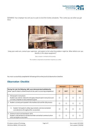 2. practical assessment apply trowelled texture coat finishes | DOCX