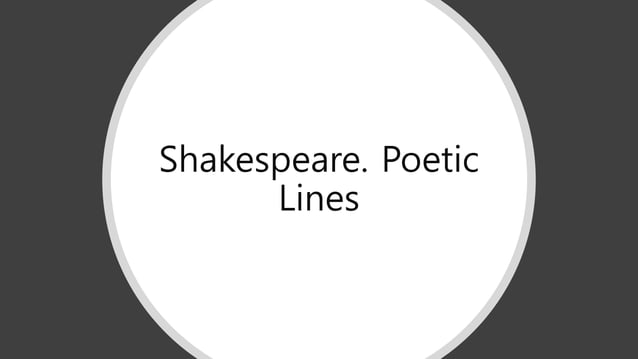 Famous lines form Shakespeare | PPT