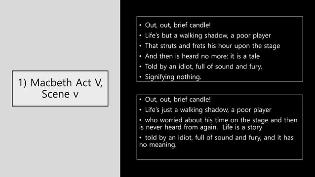 Famous lines form Shakespeare | PPT