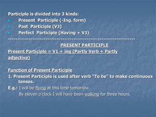 2. participle | PPT