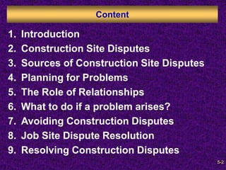2. construction disputes | PPT