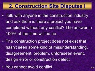 2. construction disputes | PPT