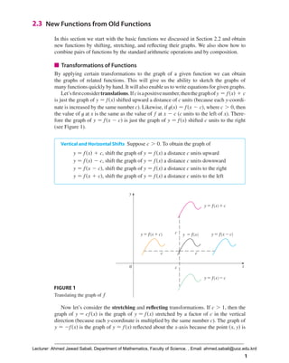 2.3 new functions from old functions | PDF