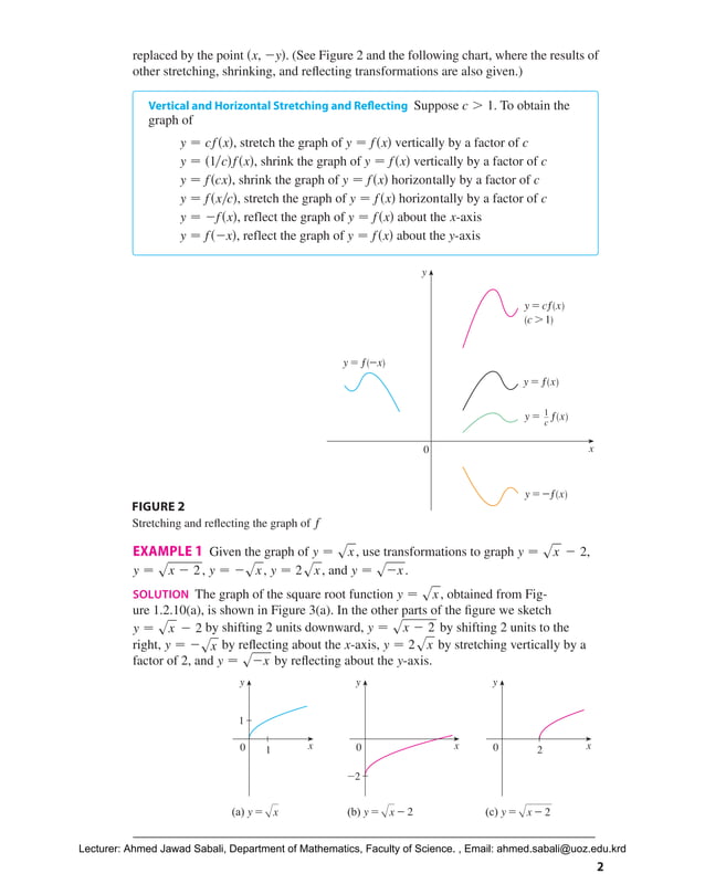 2.3 new functions from old functions | PDF