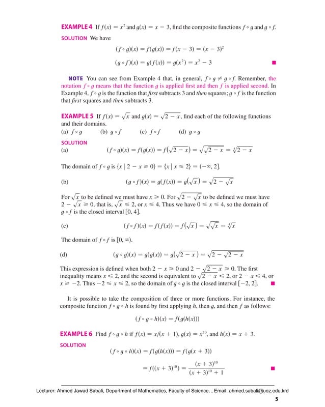 2.3 new functions from old functions | PDF