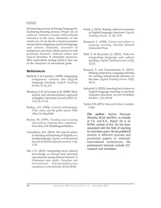 2. Role of (Local) Culture in English Language Teaching.pdf