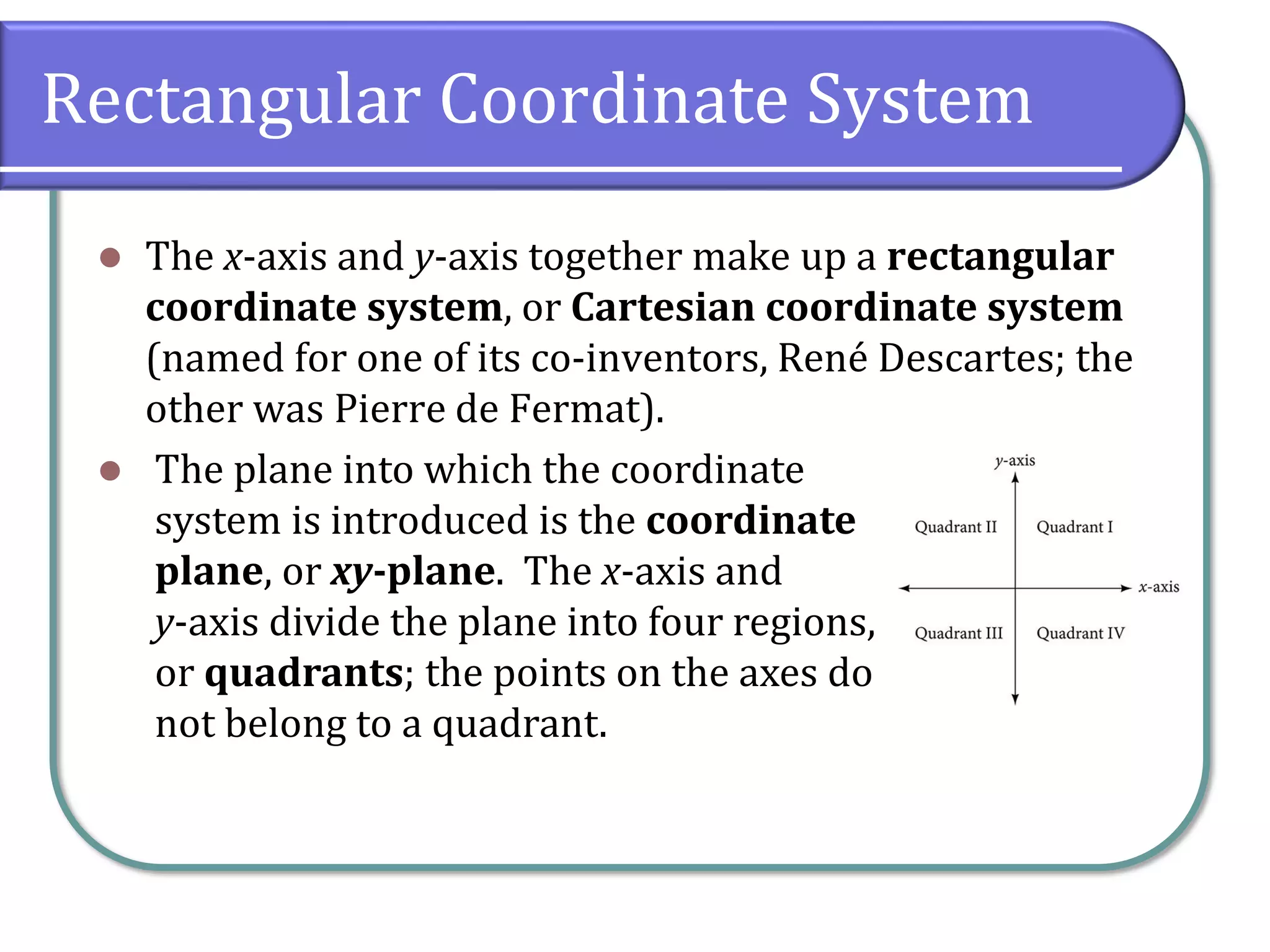 2.1 Rectangular Coordinate Systems | PDF