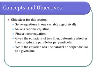 2.2 Linear Equations in One Variable | PDF