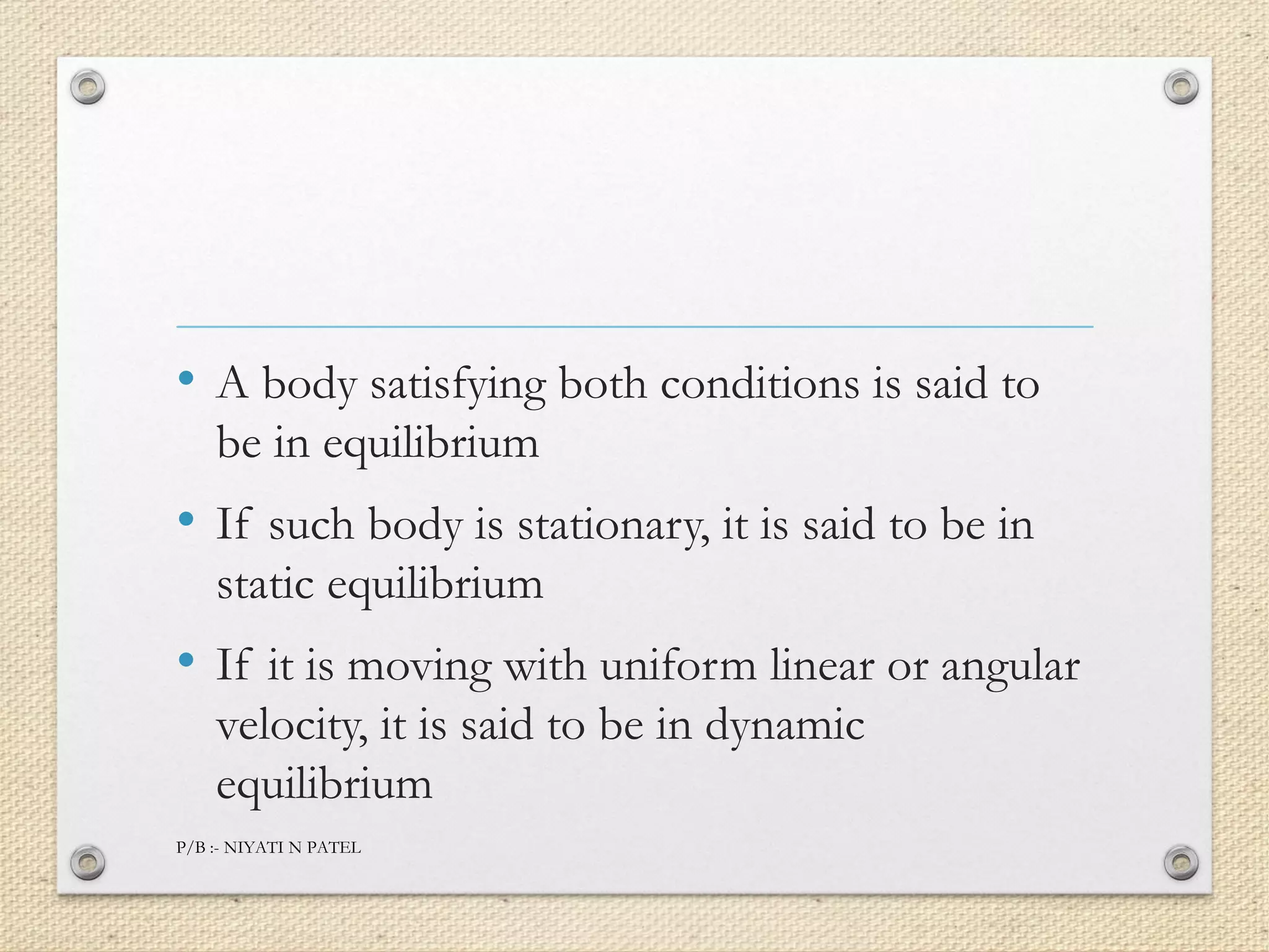 2.Equilibrium (Biomedical Physics).pdf | Chemistry | Science