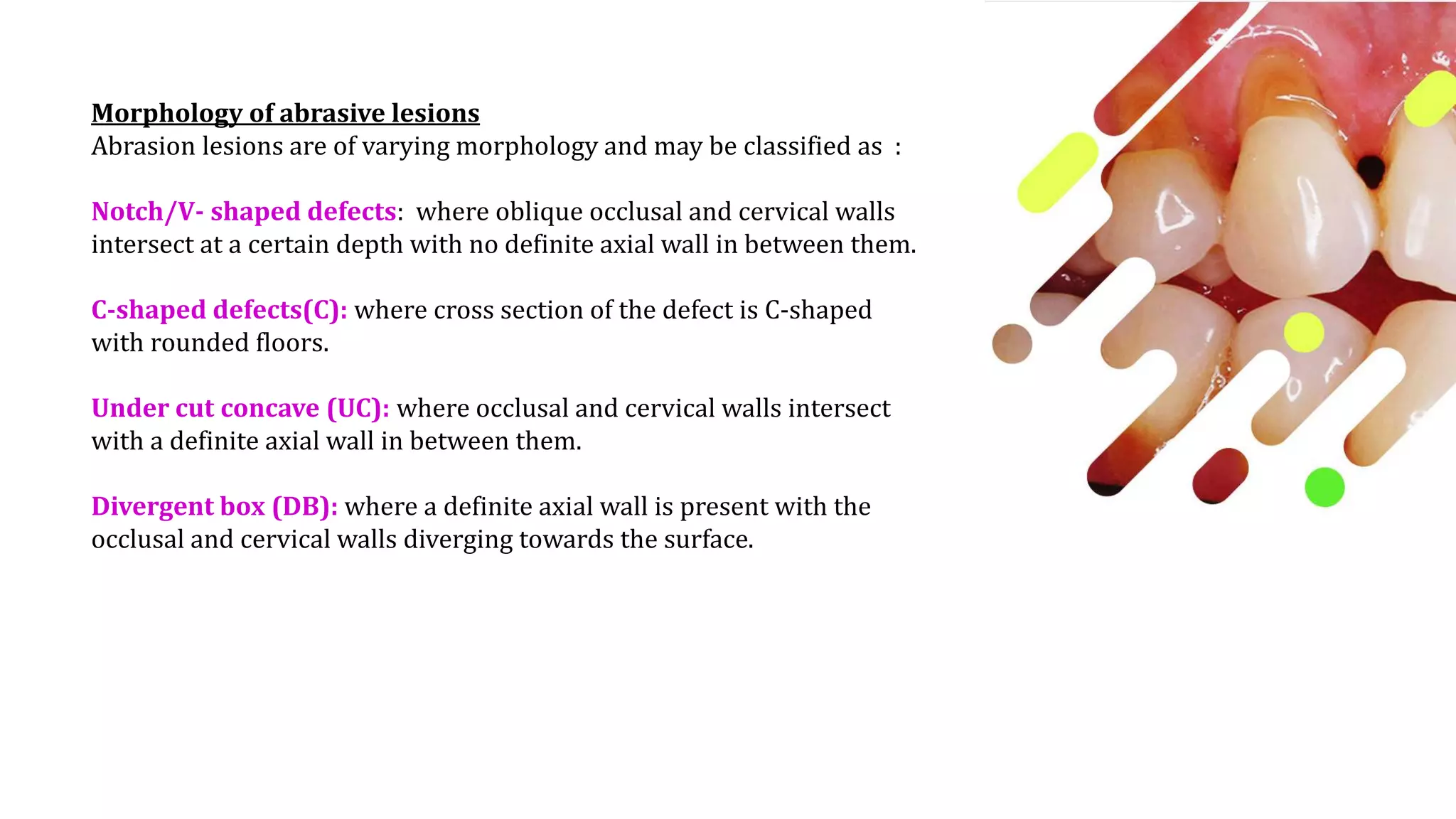 NON CARIOUS LESIONS | PPTX