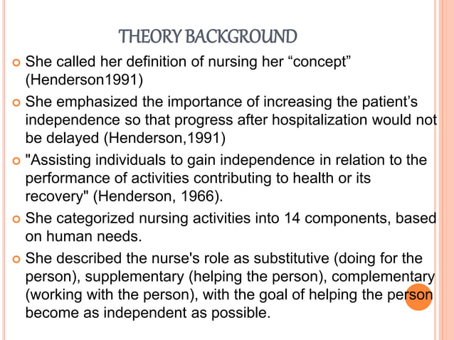 Henderson’s Need Theory .pptx