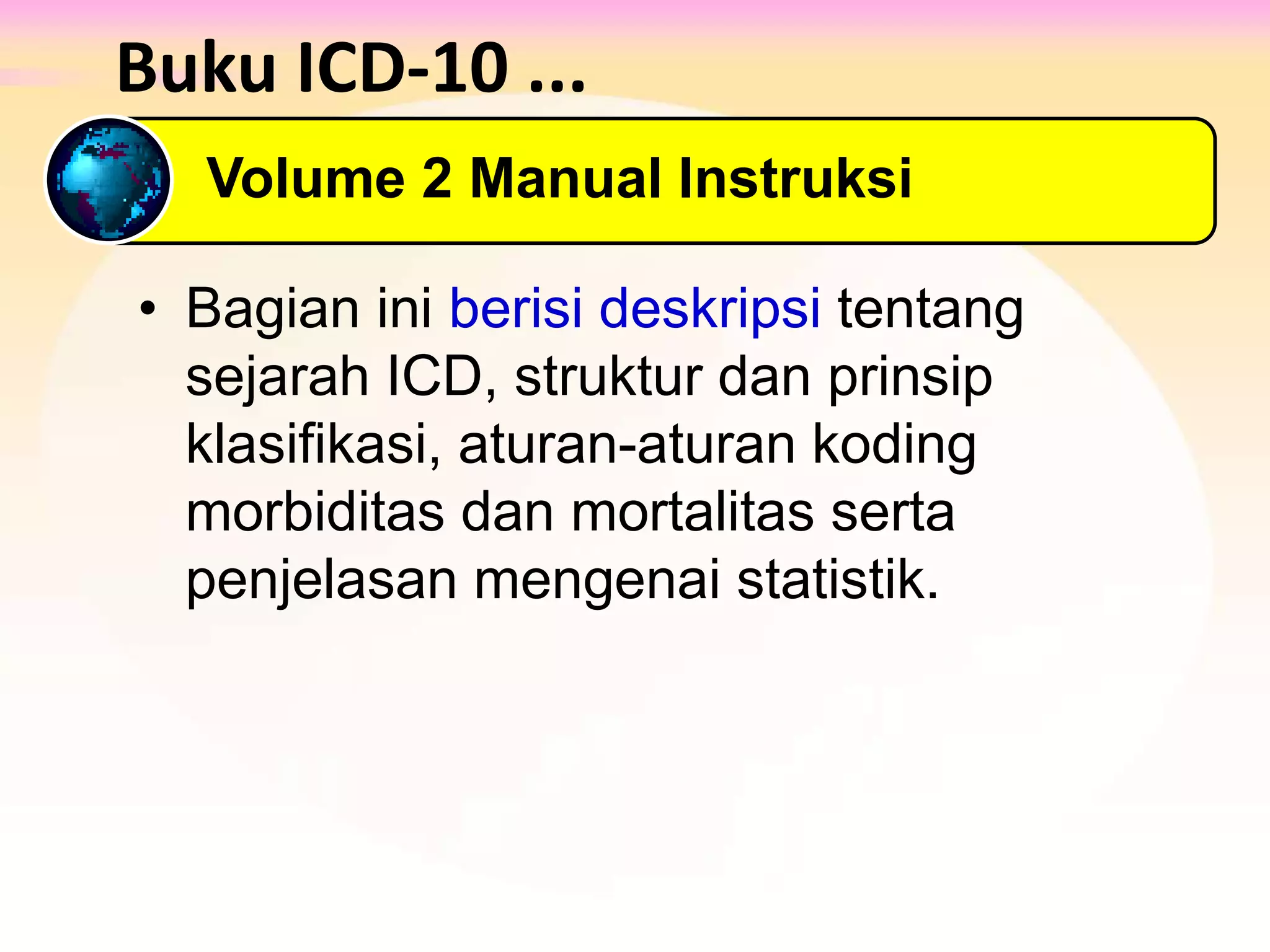 Teknis Koding ICD 10 & Diagnosis_ Training/BimTek "SISTEM CASEMIX" | PPTX