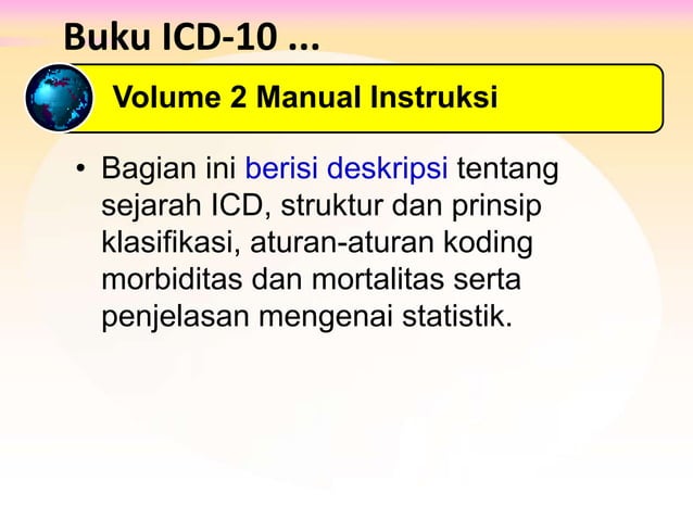 Teknis Koding ICD 10 & Diagnosis_ Training/BimTek "SISTEM CASEMIX" | PPTX