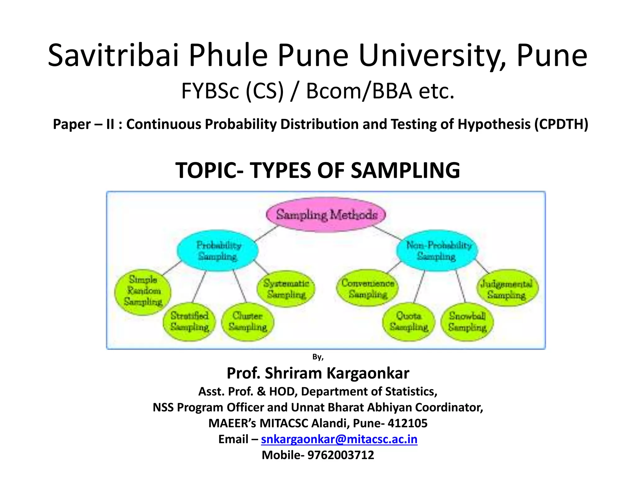 Sampling Methods.pptx | Science