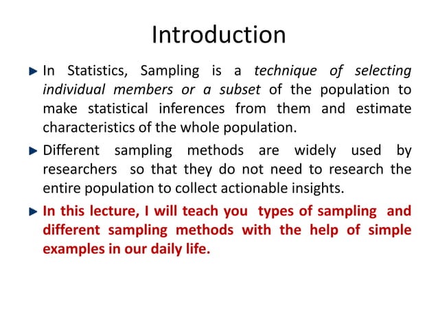 Sampling Methods.pptx | Science