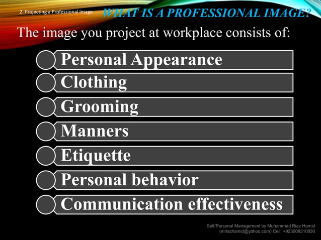 2. Projecting a Professional Image.pptx