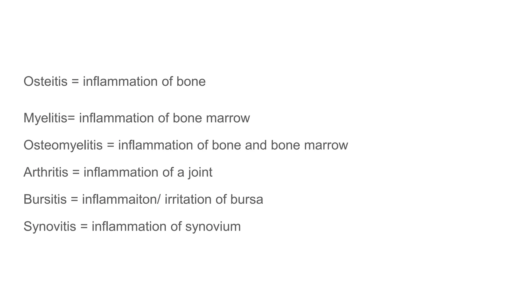 Orthopaedic terminology | PPTX