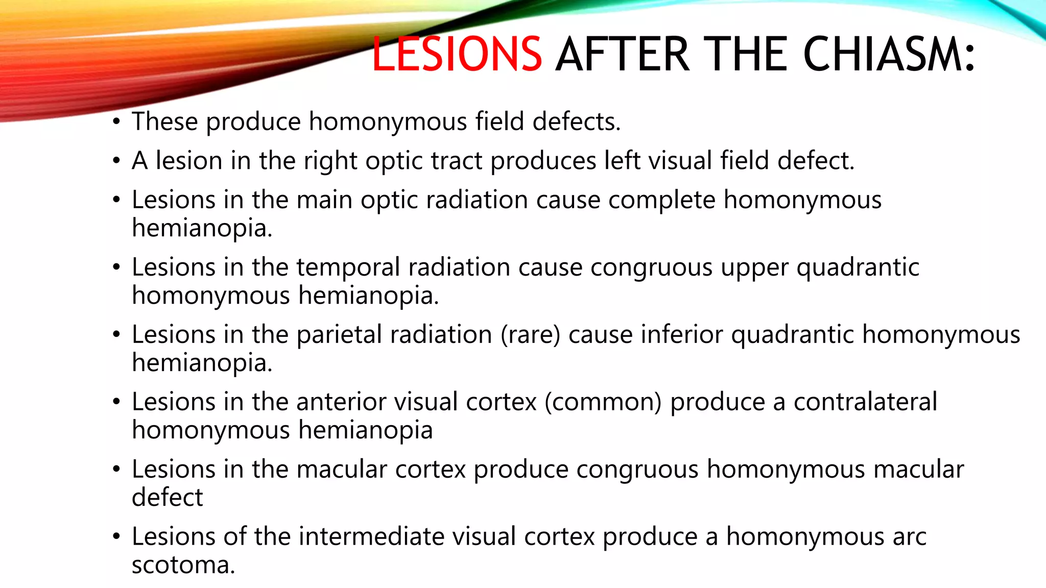 2. Visual field examination and abnormalities.pptx