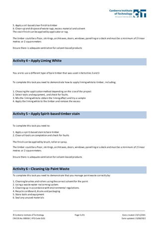 2. Practical Assessment_Apply stains and clear timber finishes.docx