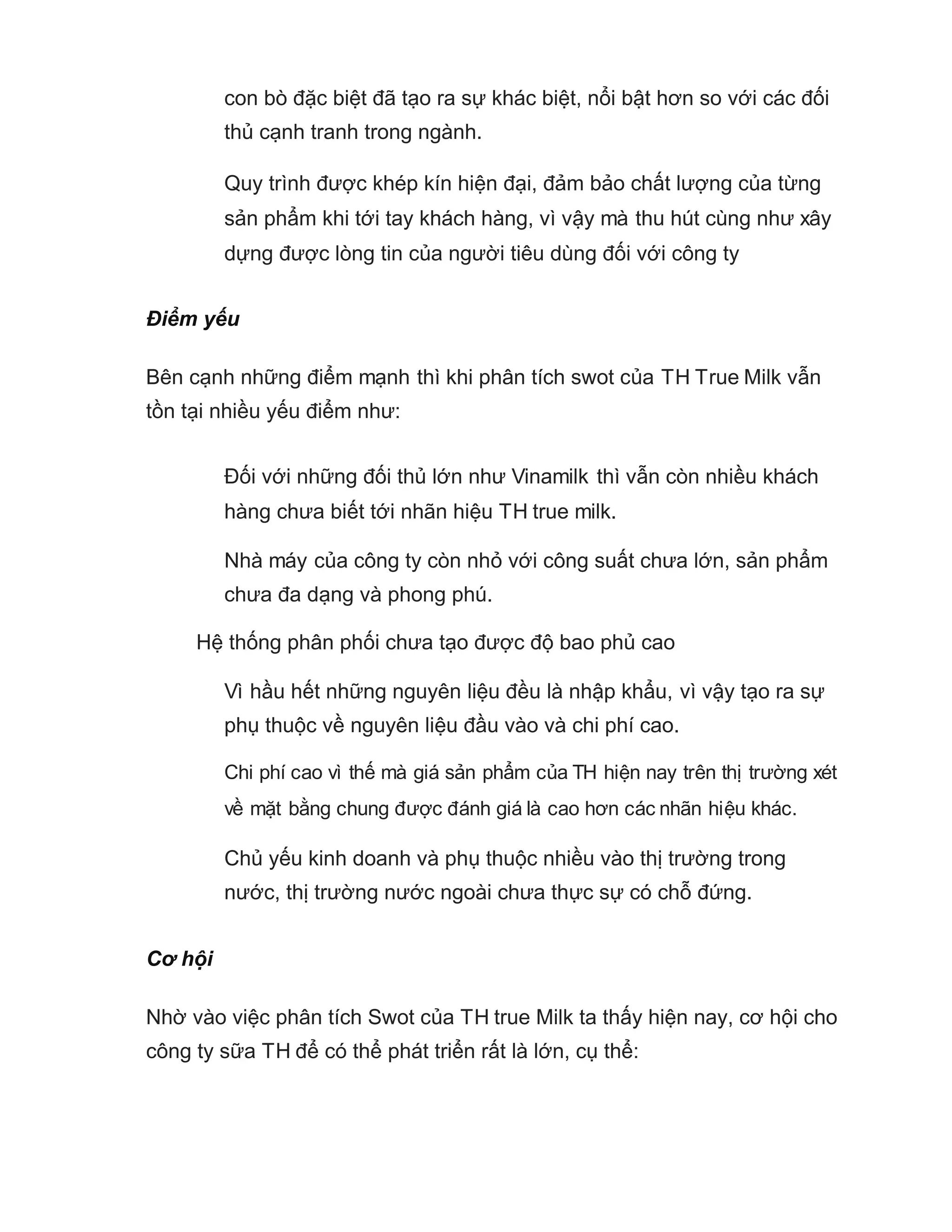 Tiểu luận marketing tại TH TRUEMILK -NHẬN BÀI MIỄN PHÍ ZALO: 0777.149.703