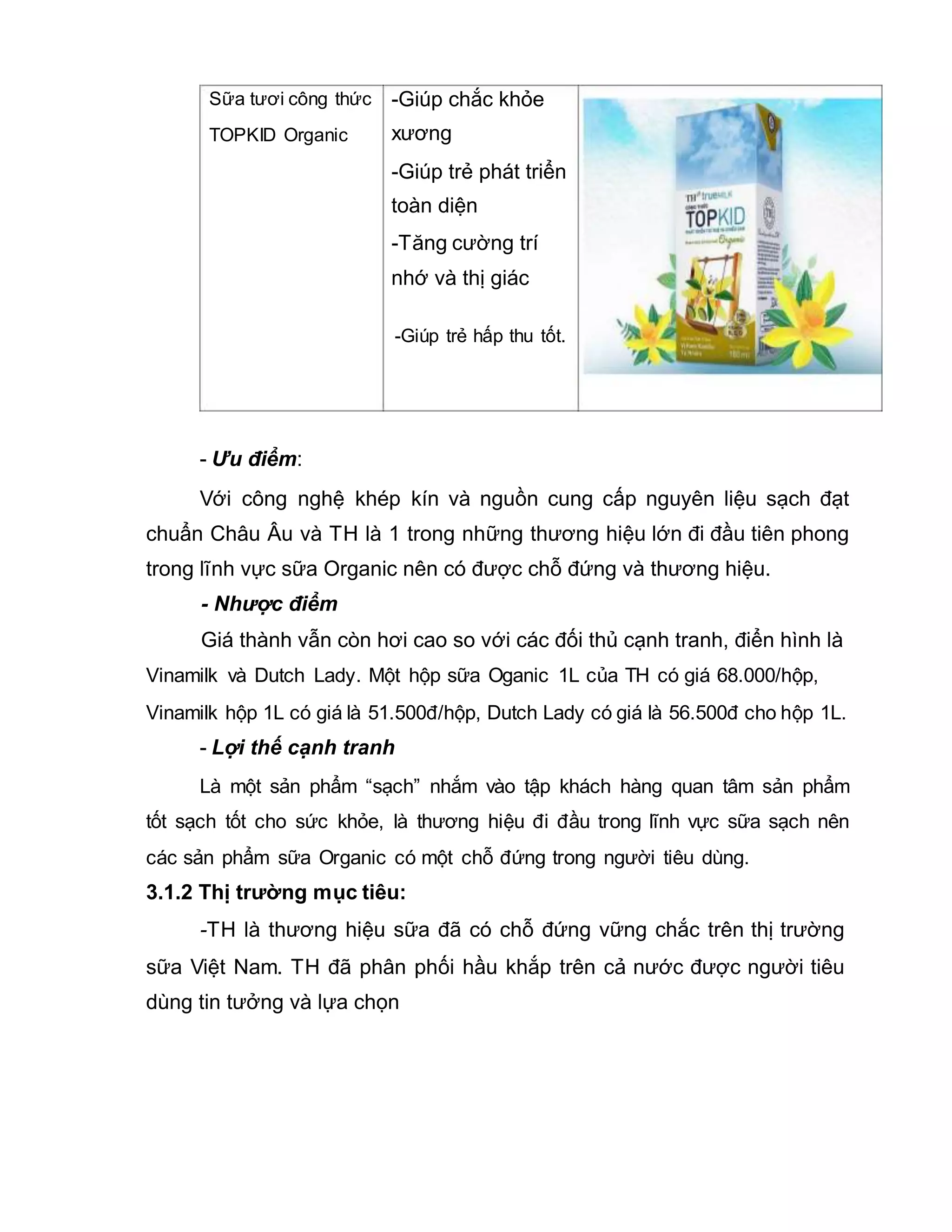 Tiểu luận marketing tại TH TRUEMILK -NHẬN BÀI MIỄN PHÍ ZALO: 0777.149.703