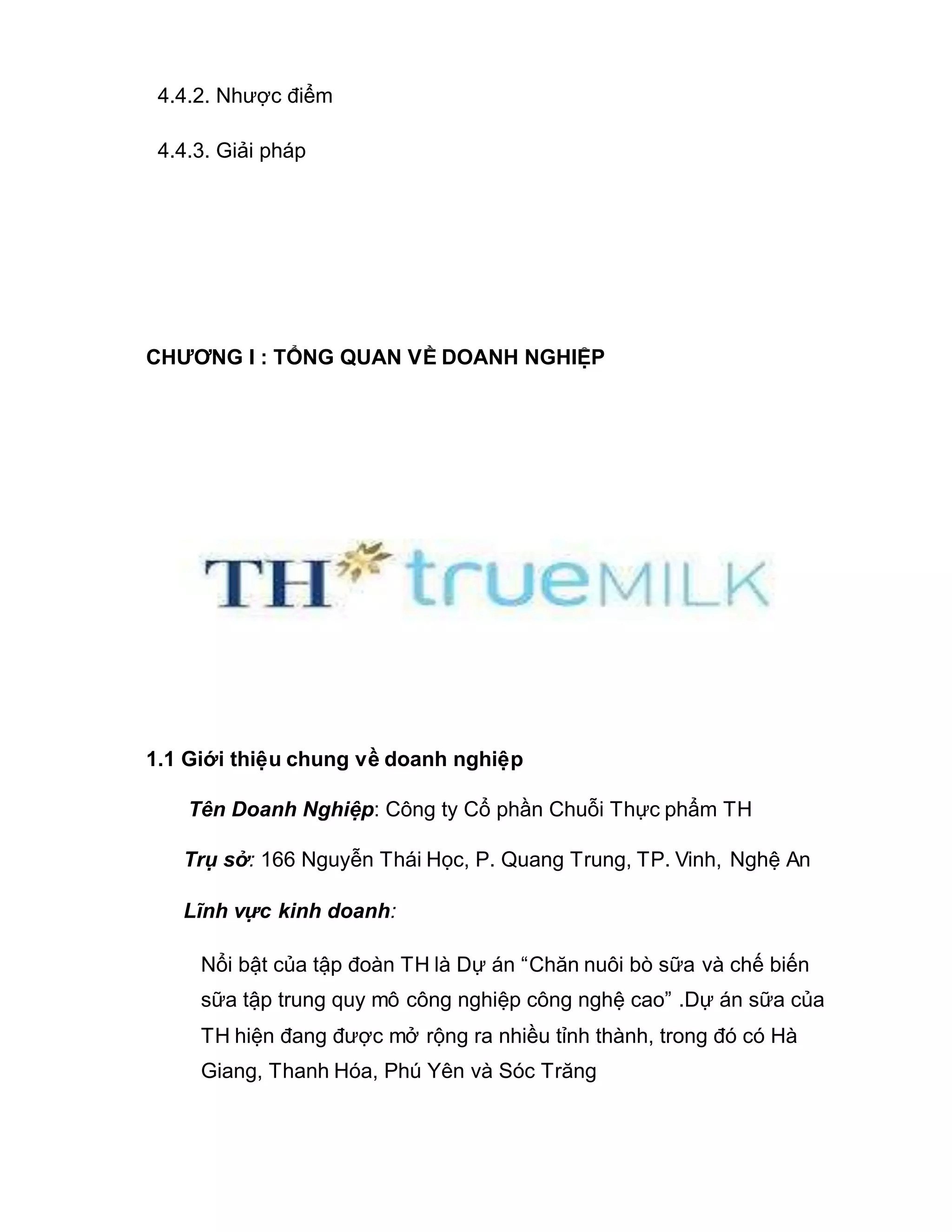 Tiểu luận marketing tại TH TRUEMILK -NHẬN BÀI MIỄN PHÍ ZALO: 0777.149.703