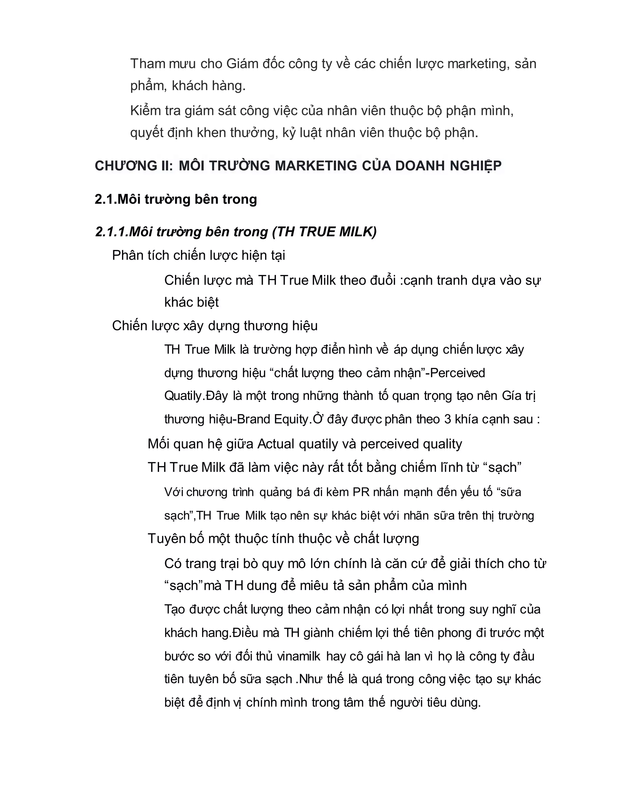 Tiểu luận marketing tại TH TRUEMILK -NHẬN BÀI MIỄN PHÍ ZALO: 0777.149.703