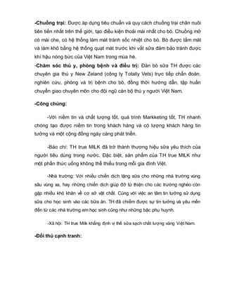 Tiểu luận marketing tại TH TRUEMILK -NHẬN BÀI MIỄN PHÍ ZALO: 0777.149.703