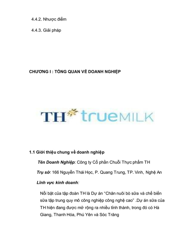 Tiểu luận marketing tại TH TRUEMILK -NHẬN BÀI MIỄN PHÍ ZALO: 0777.149.703