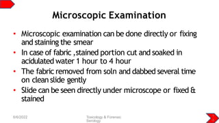 Forensic detection of seminal stains.pptx