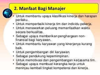 Tujuan dan Manfaat Manajemen Kinerja _Training "PERFORMANCE MANAGEMENT ...