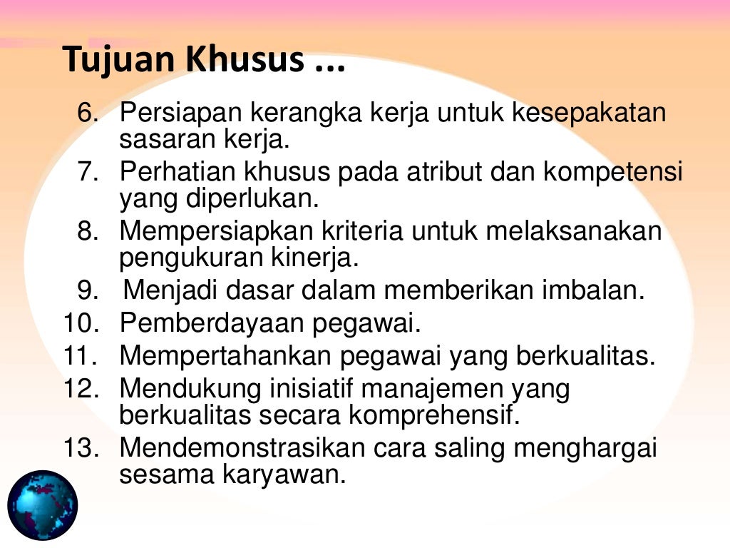 Tujuan dan Manfaat Manajemen Kinerja _Training "PERFORMANCE MANAGEMENT ...