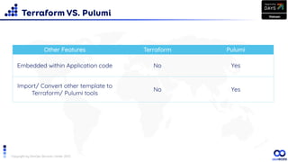 Room 2 - 3 - Nguyễn Hoài Nam & Nguyễn Việt Hùng - Terraform & Pulumi Comparing Key Differences | PPT