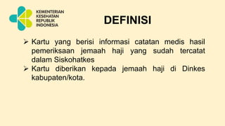2. Materi Edukasi Pemeriksaan Kesehatan, KKJH dan Aktivitas Fisik dan ...