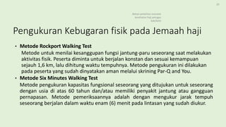 2. Materi Edukasi Pemeriksaan Kesehatan, KKJH dan Aktivitas Fisik dan ...