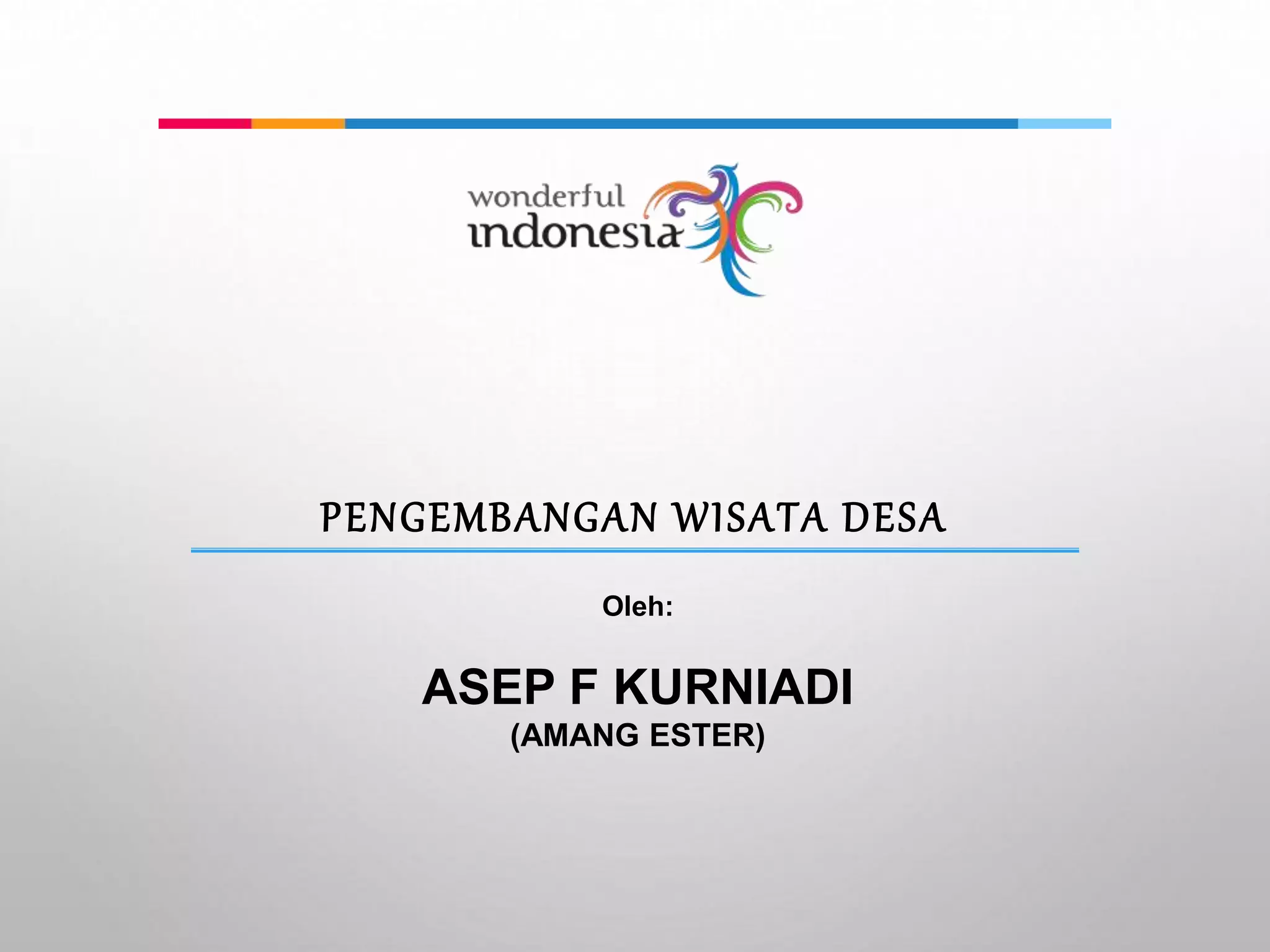 2. Pengembangan Wisata Desa.ppt