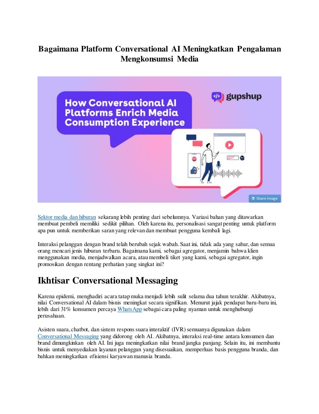 Bagaimana Platform AI Percakapan Meningkatkan Pengalaman Mengkonsumsi Media.docx