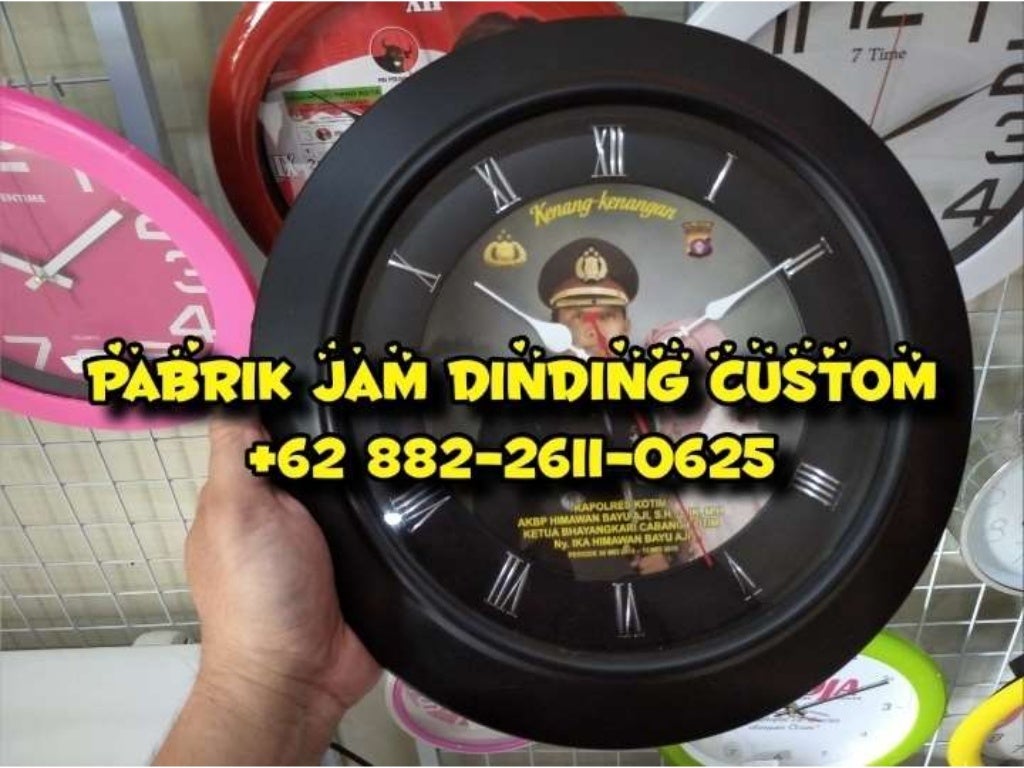 0895-2669-3546 | Jam Dinding Custom Bandung | PPTX
