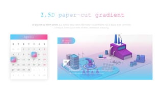 2.5D paper-cut gradient innovation future technology PPT template.pptx ...