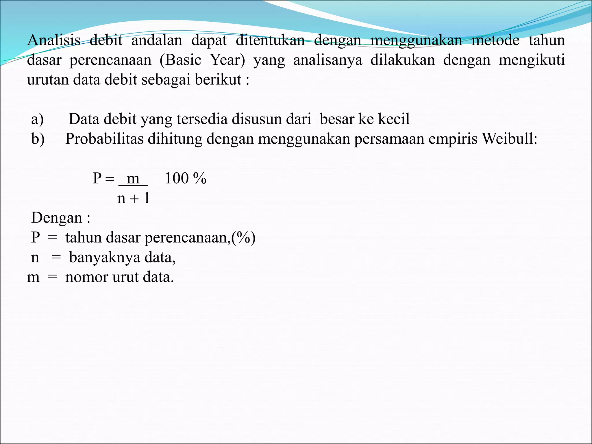 2. HIDROMETRI dan Debit ANDALAN.ppt