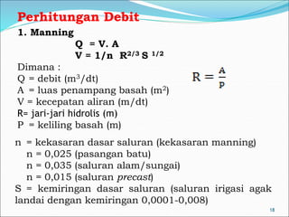 2. HIDROMETRI dan Debit ANDALAN.ppt
