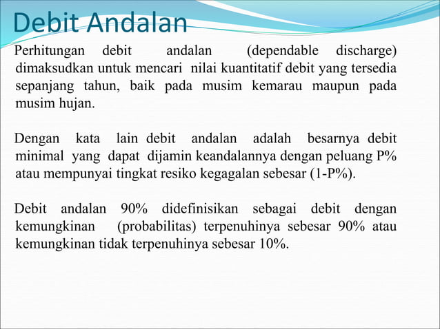 2. HIDROMETRI dan Debit ANDALAN.ppt
