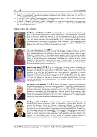 Clutter reduction technique based on clutter model for automatic target ...