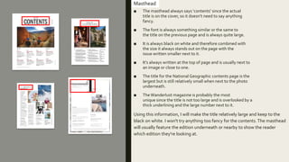 Codes & Conventions of Lifestyle Magazines | PPTX