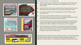 Codes & Conventions of Lifestyle Magazines | PPTX