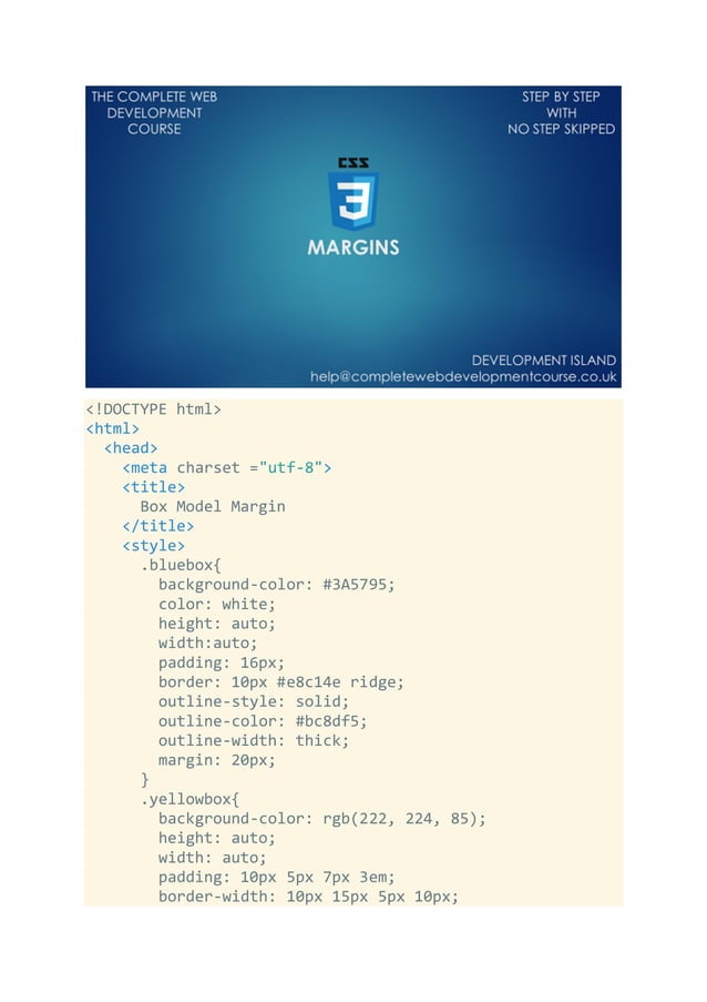 2. CSS Chapter Roadmap and Full Source Code.pdf | Web Design and HTML ...
