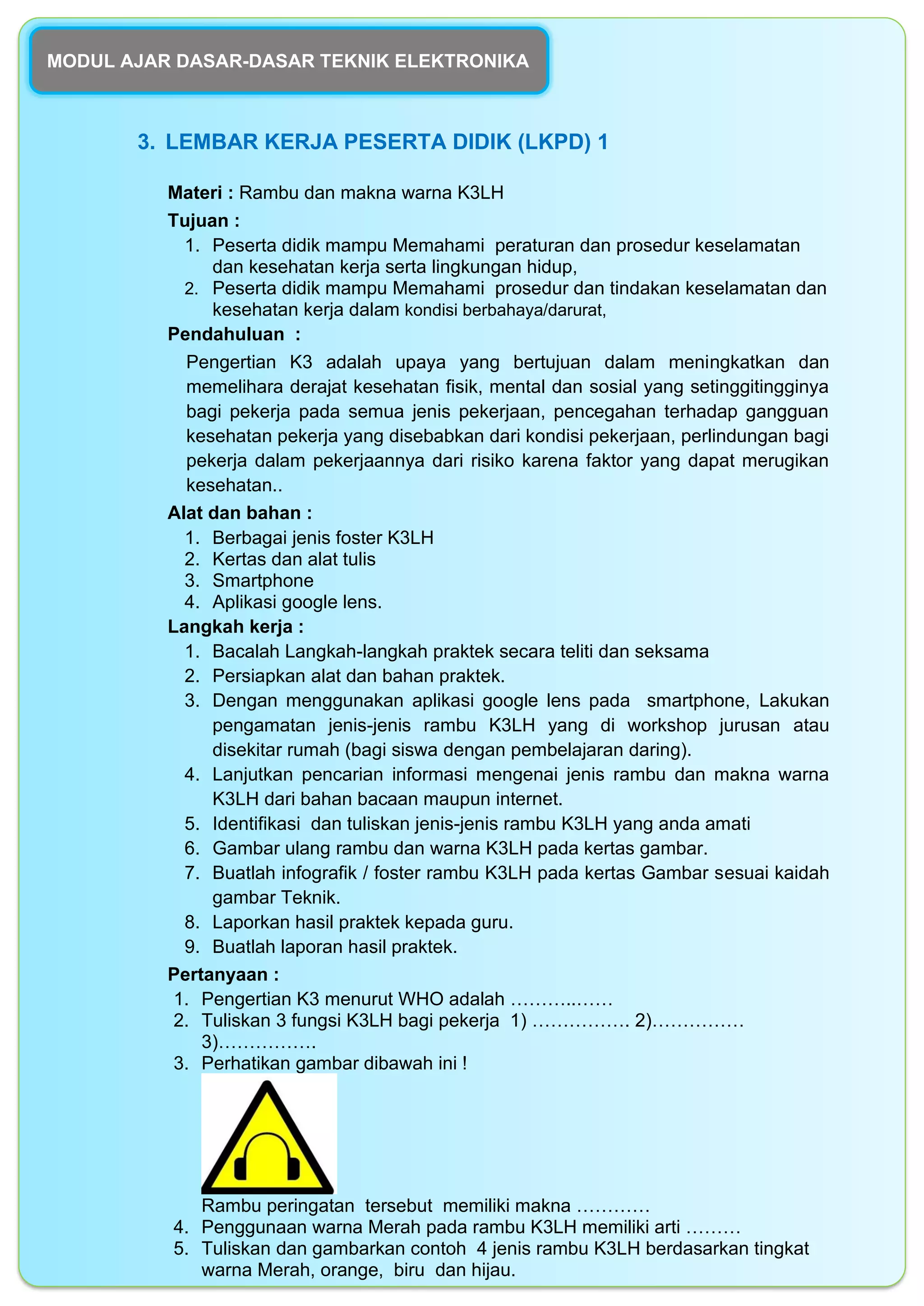 2.5 Dasar-dasar Teknik Elektronika Keselamatan dan Kesehatan Kerja.pdf