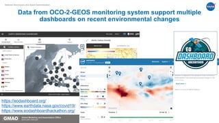 Ott, Lesley: Low latency flux and concentration datasets in support of ...