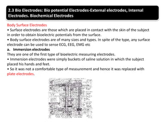 2.3 bio elctrodes.pptx | Chemistry | Science